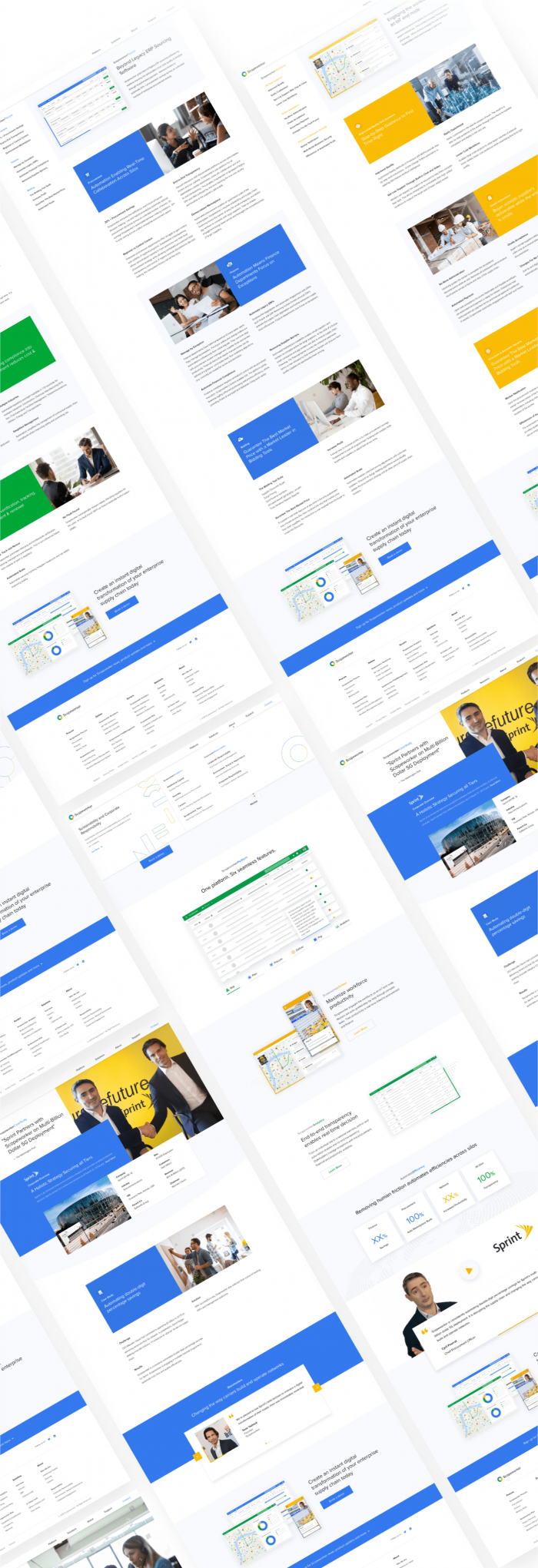 UI/UX Design of SAS based Supply Chain Platform-Scopeworker
